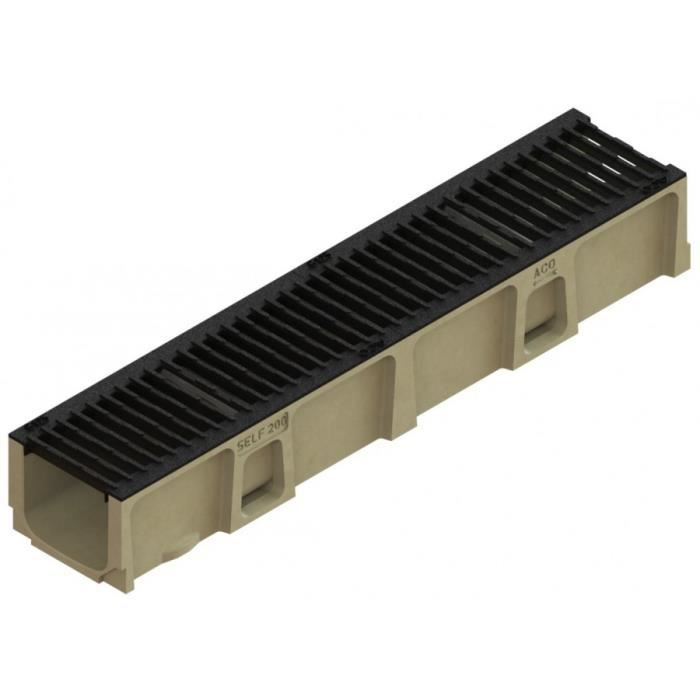 Caniveau SELF 200 - Hauteur 145mm - Largeur 150 mm - ACO - Grille ...