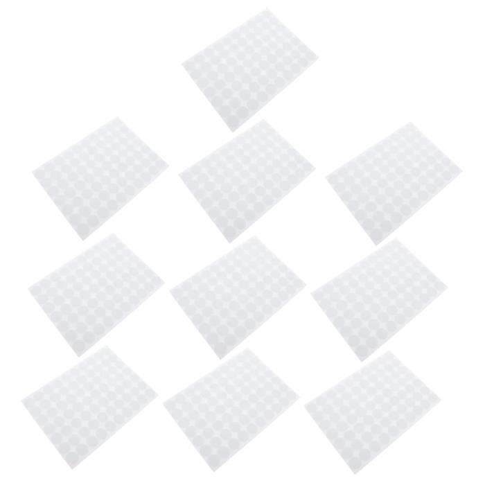 10 Feuilles De Mousse À Pois Mousse Adhésive Double Face Ruban Adhésif ...