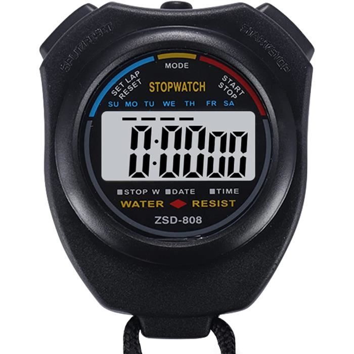 LI-Chronomètre Numérique,Chronomètre,chronomètre électronique ...