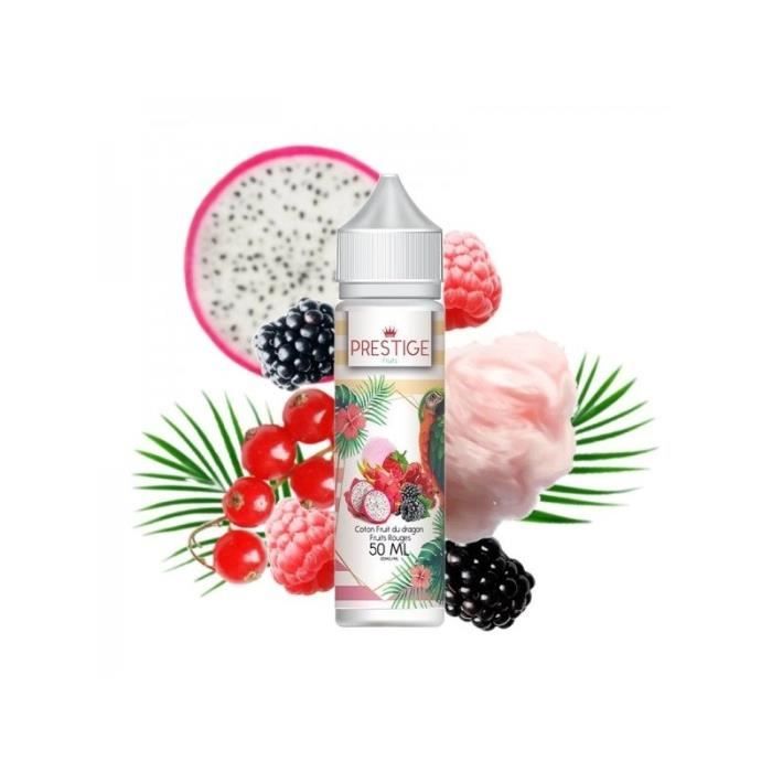 PRESTIGE Fruits - 3x Cotton Candy Fruit du Dragon Fruits Rouges 50ML ...