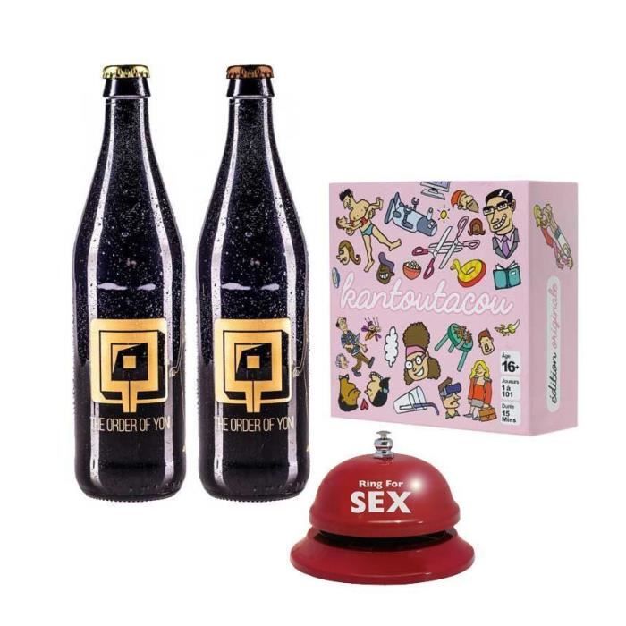 Pack découverte 2 Bières vaginales Monica & Paulina 50cl 8° + Jeu apéro Kantoutacou version ...