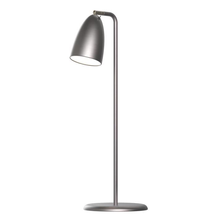 NEXUS 10 - Brushed Steel Table Lamp réglable - Cdiscount Maison