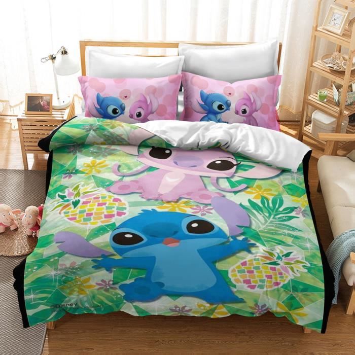 MCX-4718 Parure de lit en 3D Disney Lilo et Stitch housse de couette ...