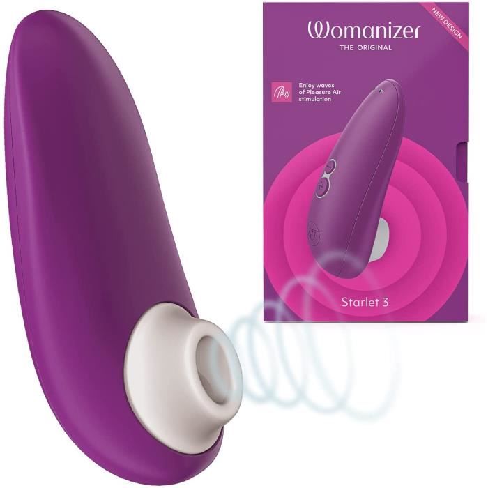 Starlet 3 Vibromasseur Suceur de Clitoris Stimulateur Clitoridien 6 niveaux d'intensité Petit et ...