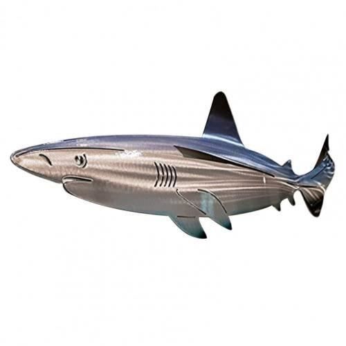 Statue deco,Sculpture de requin en métal, décoration murale, pour la ...