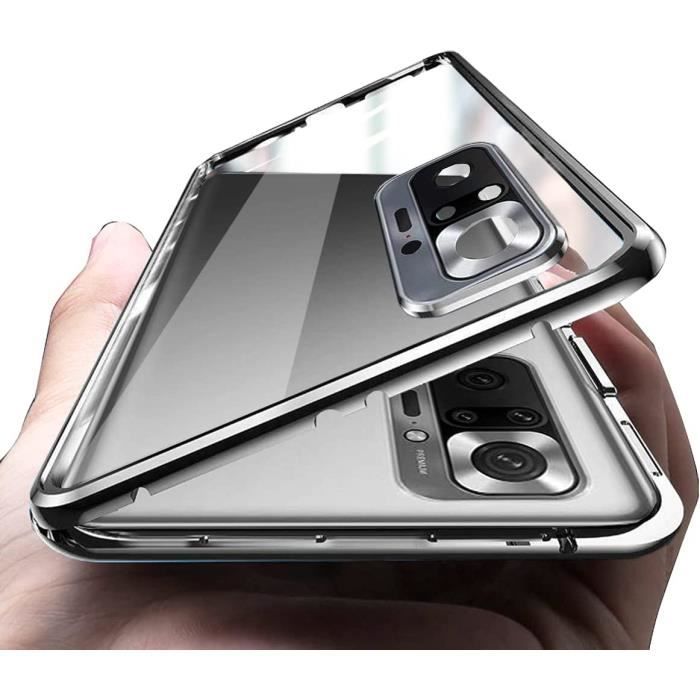 Coque Magnétique Xiaomi Redmi Note 10 Pro Double Protecteur d'objectif ...