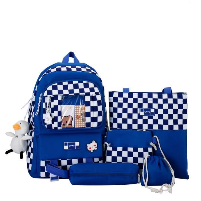 Sac à Dos Scolaire, Sets de Sac d'école Fille 3 en 1 avec Sac à Crayons ...