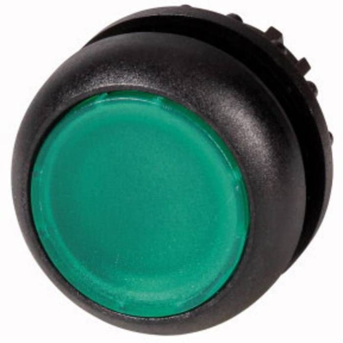 Eaton 216928-1 M22S-DL-G Bouton-poussoir lumineux à rappel collerette plastique 1 pc(s ...