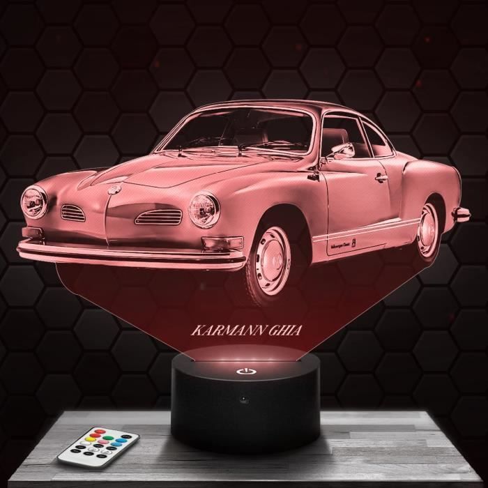 Lampe D'Ambiance Led Moderne Voiture Karmann Ghia V, Idée Cadeau Deco ...