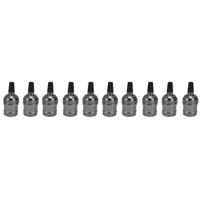 EJ.life Douille d'ampoule 10 pièces support de lampe rétro durable ... EJ.life Douille d'ampoule 10 pièces support de lampe rétro durable ...