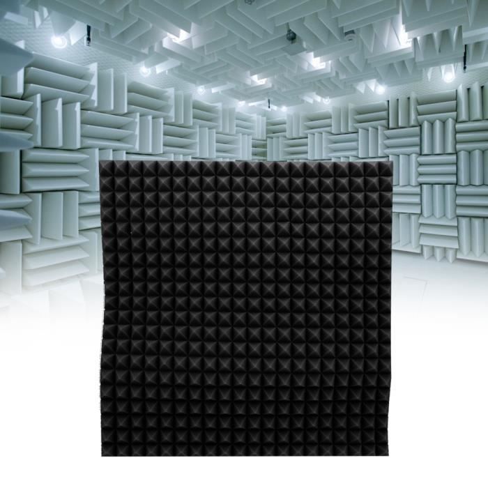 Fdit Mousse insonorisée 6pcs panneaux acoustiques en mousse de coton ...