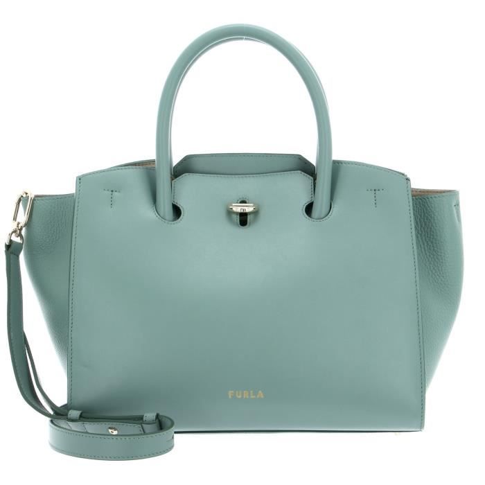 FURLA Genesi Tote Bag M Mineral Green [223047] - sac à épaule sacoche ...