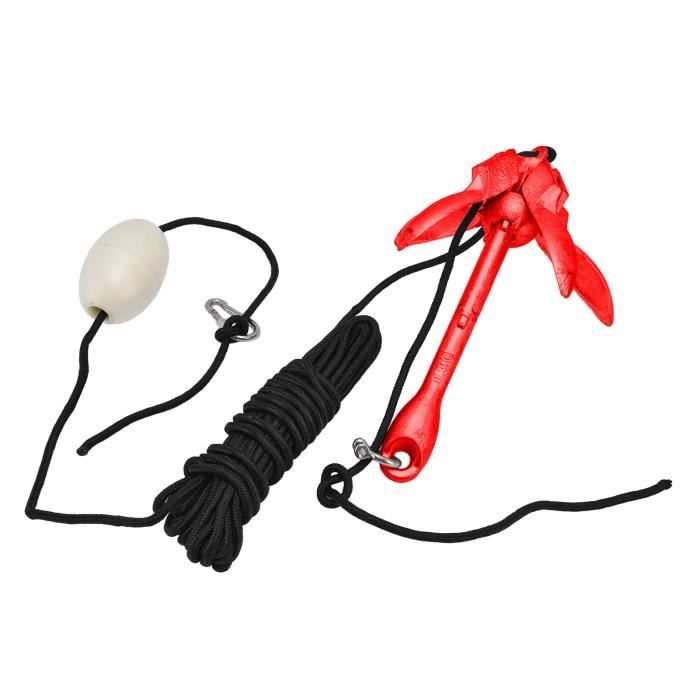 GOTOTOP kit d'ancre pliable Ancre de bateau grappin pliable 1,5 kg kit ... GOTOTOP kit d'ancre pliable Ancre de bateau grappin pliable 1,5 kg kit ...