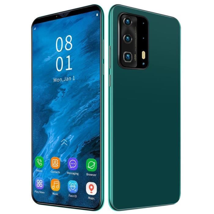 Smartphone p43pro écran de 5,8 pouces smartphone 512 + 4g prise en ...