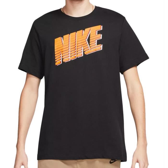 T-shirt Noir Homme Nike Block Black - Cdiscount Prêt-à-Porter