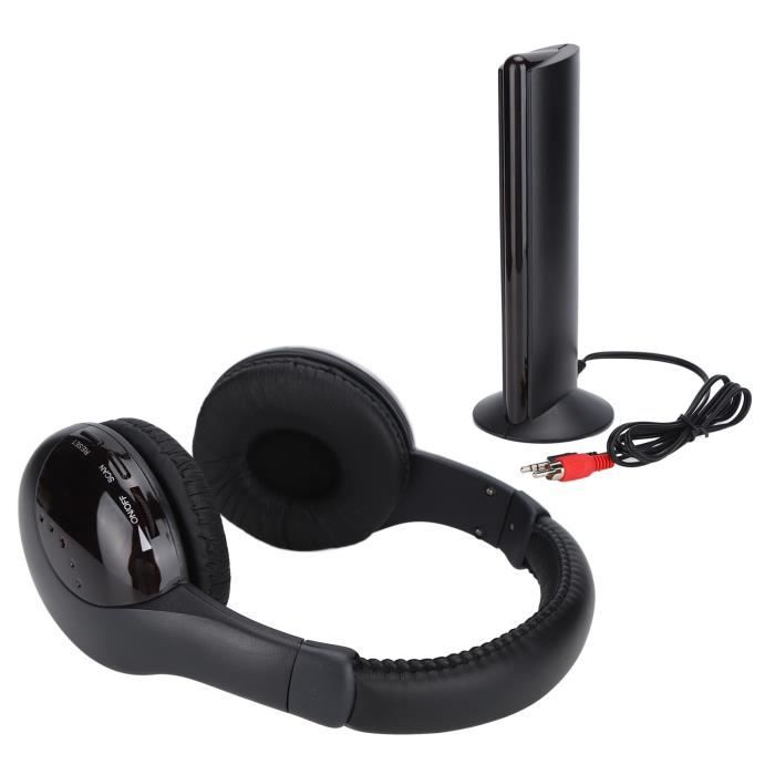 Casque Fil 5 En 1, Deep Bass Fm Radio Over Ear Casque Fil Hifi Avec ...