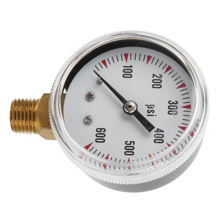 Manomètre de test de pression SALUTUYA - Y50 0‑600 psi - Raccord en ...