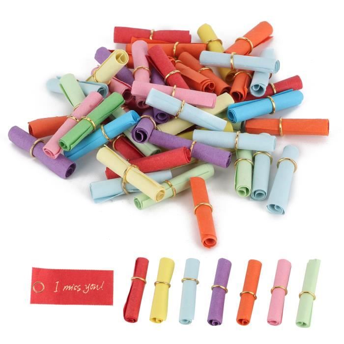 Wish Letter Paper Roll, Message Paper Roll Small Size for Friend ...