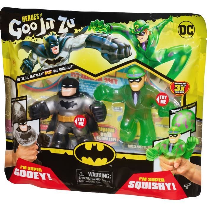Figurine d'action - MOOSE TOYS - Pack Duo Batman vs Riddler - 11cm ...