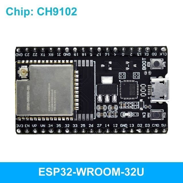 Circuits intégrés,ESP32U CH9102X--Carte De Développement Dual Core Esp32, 1 Pièce, Wifi Et ...