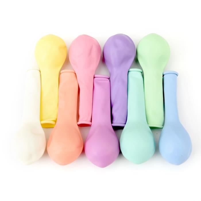 Mix Color-50Pcs -Ballons en Latex couleur Macaron Pastel, 30-50 pièces ...