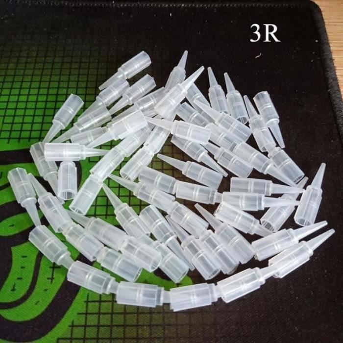 Corps - TatouageEmbouts de tatouage jetables 100 pièces 1R 3R 5R bouchons pour Machine à ...