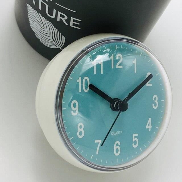 HORLOGE PENDULE,blue--Mini horloges murales à ventouse, décoration de ...