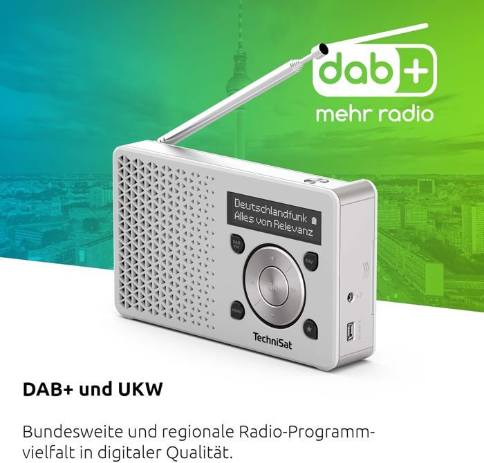 DIGITRADIO 1 radio DAB portable avec batterie DAB FM haut-parleur pr ...