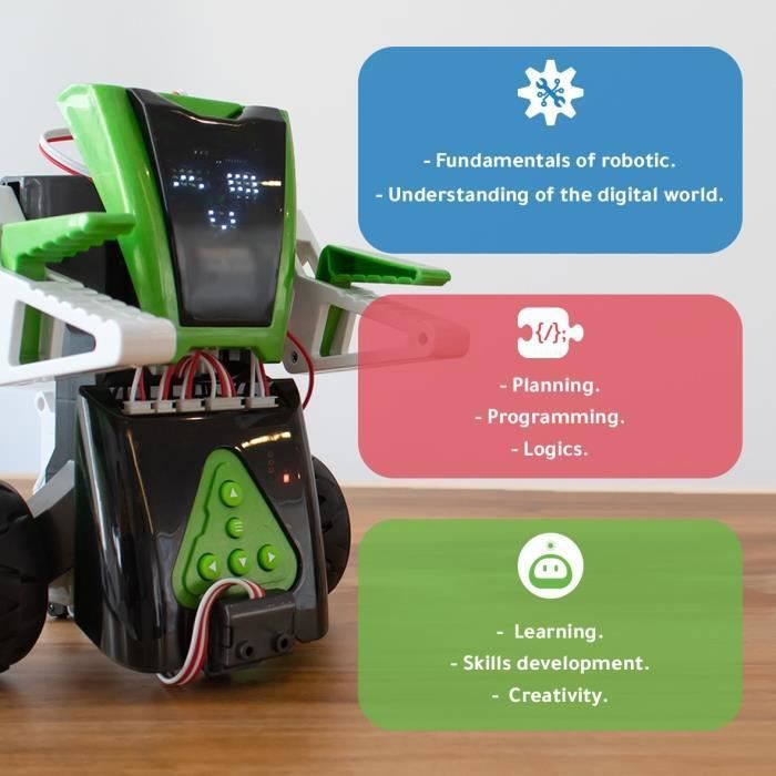 Robot programmable pour enfants - XTREM BOTS - Mazzy - Bluetooth ...