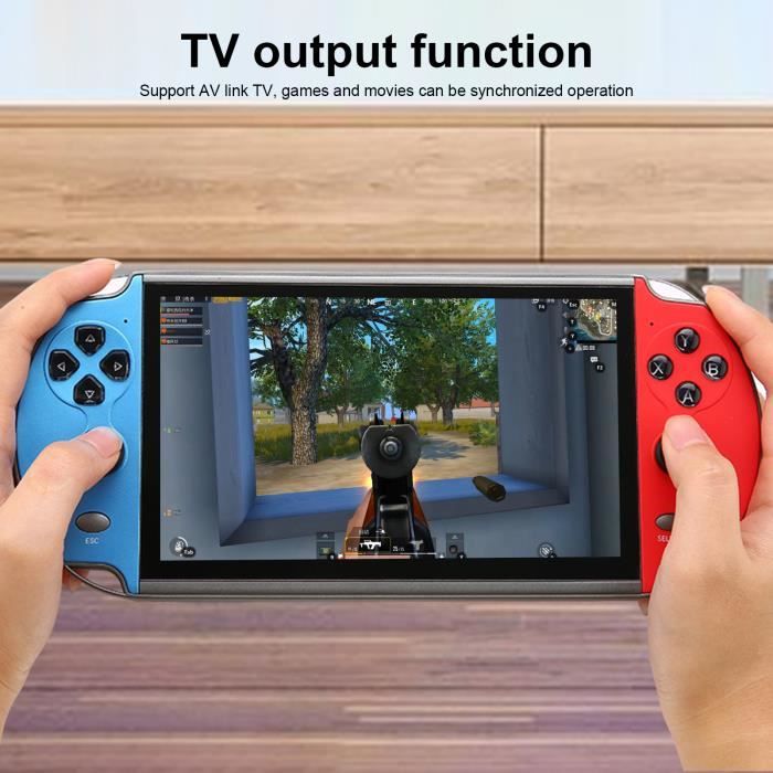 X12Plus 7 pouces haute définition grand écran PSP console de jeu ...
