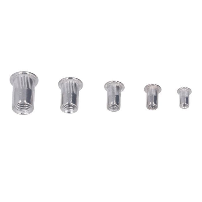 Ecrous à rivets en alliage d'aluminium MINIFINKER - Assortiment M3 M4 ...