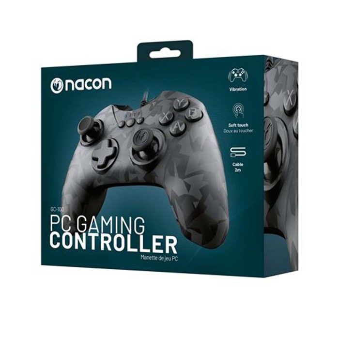 Manette de jeu - NACON - GC-100 - Filaire - Urban Camo - Vibration ...