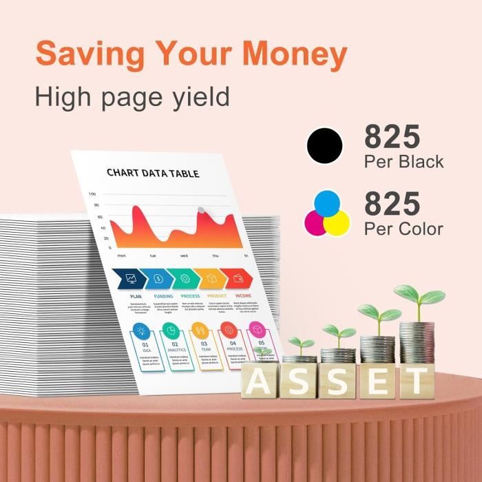 912Xl Encre Compatible Avec Cartouche Hp 912 912Xl 912 Xl Pack De 4 ...