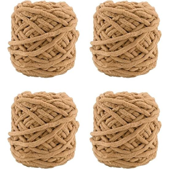 Fil laine tricoter 4 x 100 g fil tricoter pour crochet fil doux et pais ...