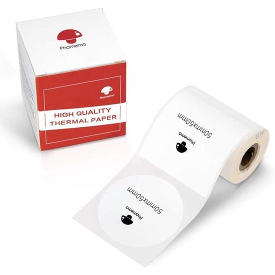 AJW-Étiquette Autocollante Polyvalente à Etiquette Ronde Auto-adhésive ...
