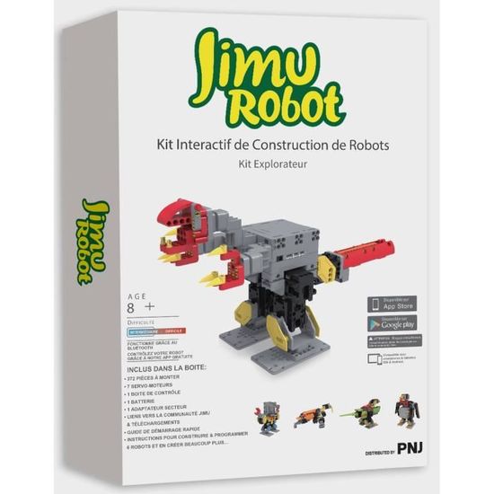 Kit Jimu Explorateur - UBTECH - Robot à Construire et programmable multi modèles - Cdiscount ...