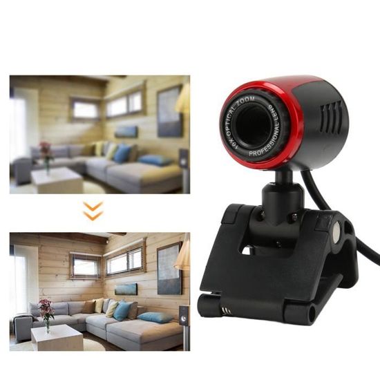 SURENHAP Caméra USB USB2.0 avec MIC HD Webcam caméra Web Cam 360 degrés ...