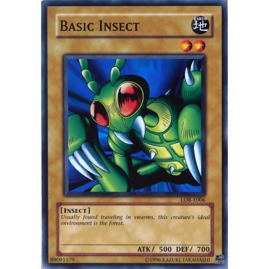 Carte YU-GI-OH LOB-E006 Basic Insect NEUF FR - Cdiscount Jeux - Jouets