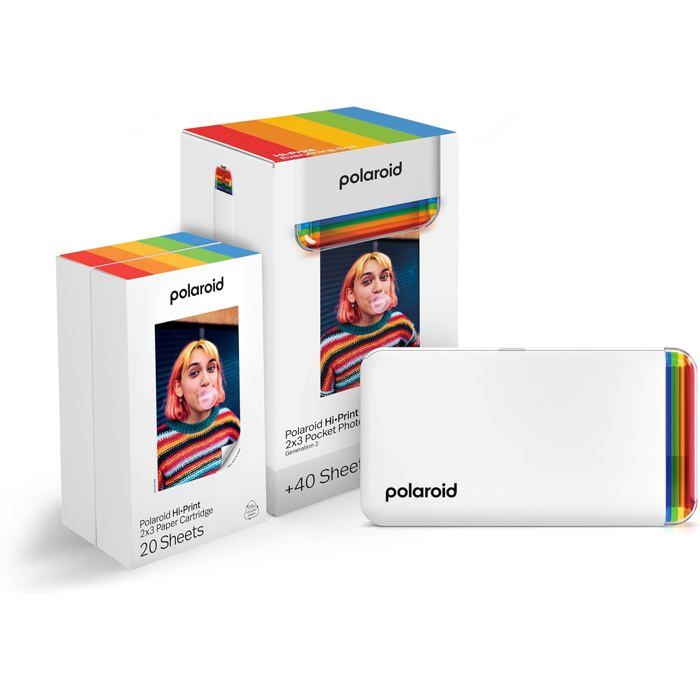 Polaroid Bundle Hi-Print+Papier - 2nd Generation - Imprimante Portable ...