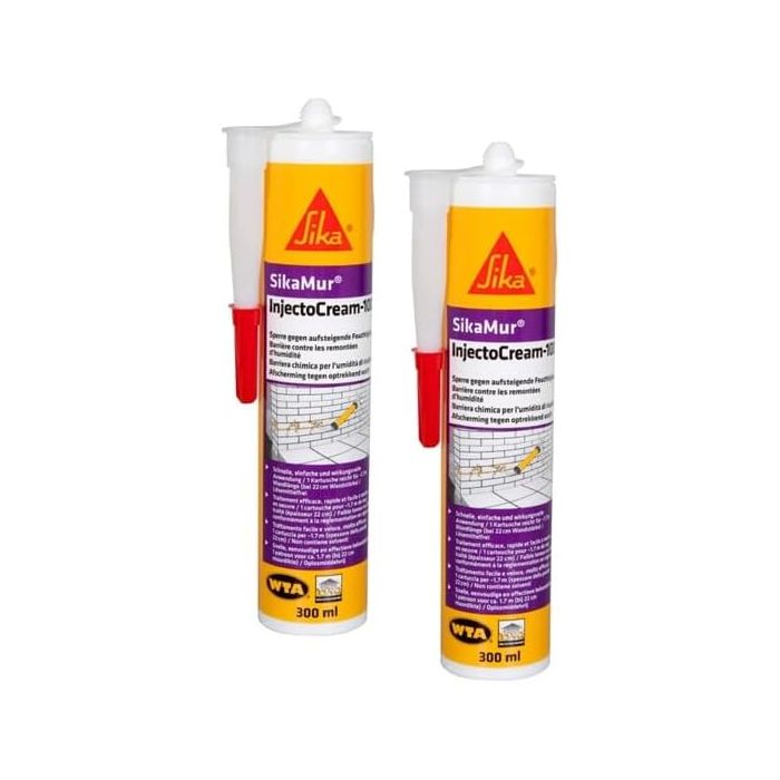 SikaMur InjectoCream 100 SIKA - Traitement Humidité Murs - Anti ...