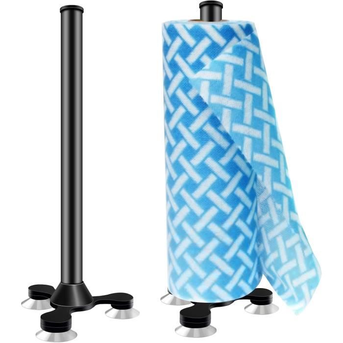 Porte Sopalin Vertical Noir, Support Essuie Tout À Poser, Porte Rouleau ...