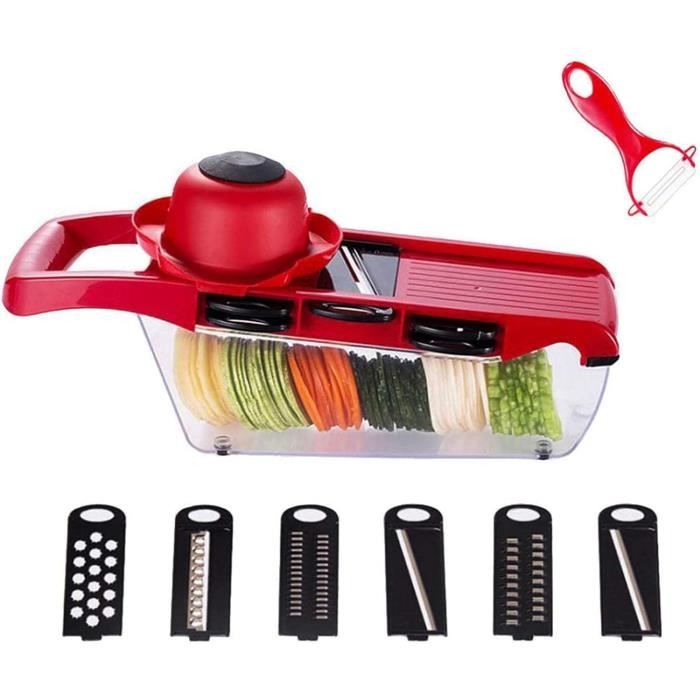 Hachoir À Légumes 6 En 1 Coupe-Légumes De Cuisine Multifonction ...