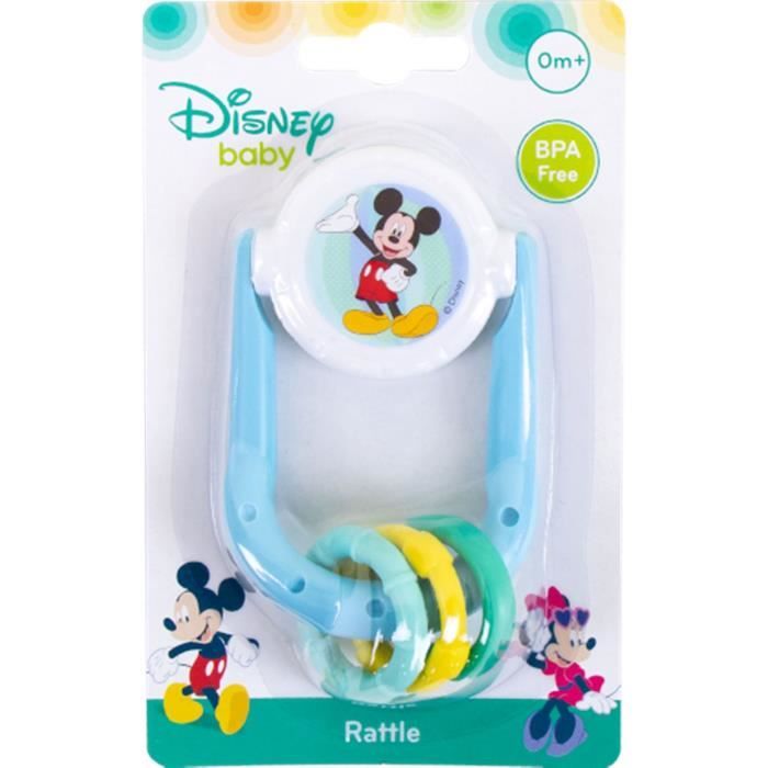 Hochet et anneau de dentition Disney - Mickey Mouse - Cdiscount ...