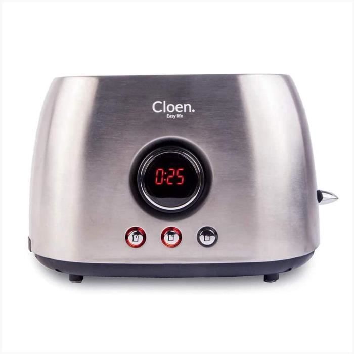 Grille-pain - Cloen - Easy Toaster - 2 fentes larges - 800 W - 6 ...