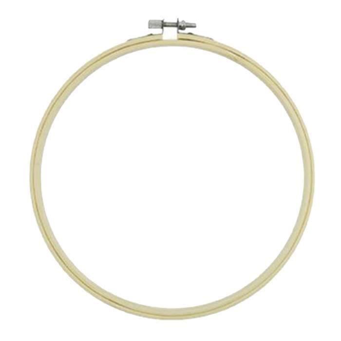 XiaoLD-Cerceaux De Broderie En Bambou Naturel Point De Croix Cercle ...