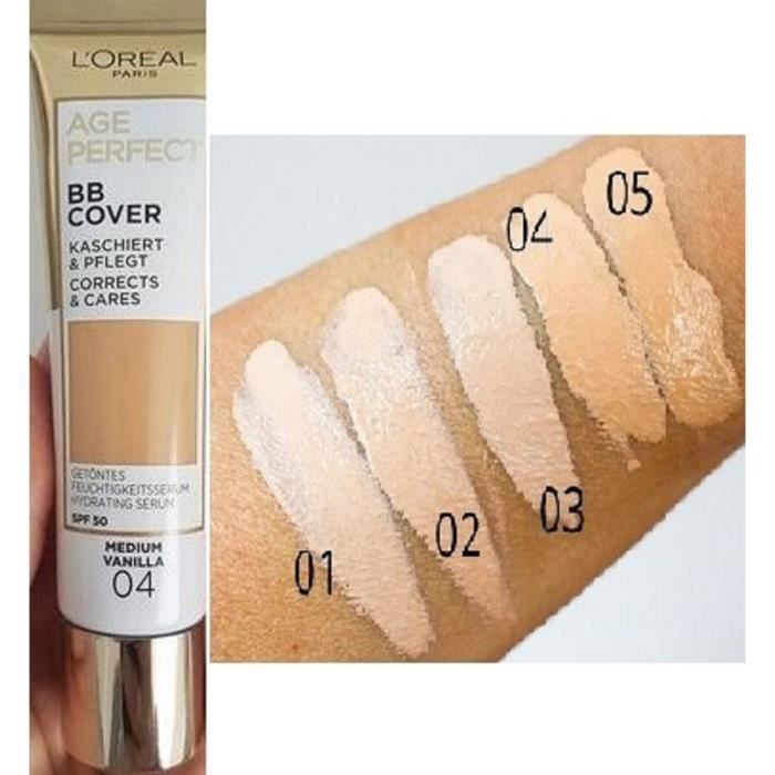 Age Perfect BB Cover Sérum Hydratant Correction et Soin 04 Medium ...