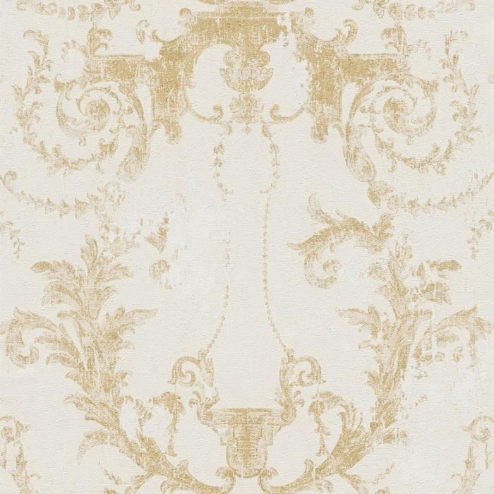 Papier peint baroque Profhome 376482-GU papier peint intissé légèrement ...