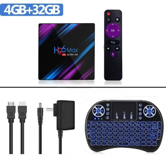 Box multimedia,Boîtier Smart TV H96 MAX RK3318 Android 11,4K HD,2.4G,5G ...
