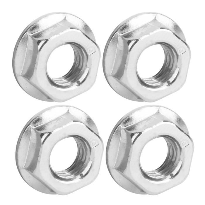 TMISHION écrou hexagonal Lot de 100 écrous hexagonaux à embase en acier ...