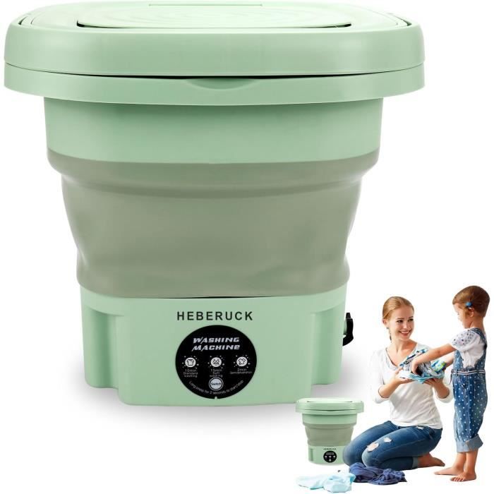 Mini Machine À Laver, 8L 10 W Portable Pliable 3 Modes Mini Machine À ...